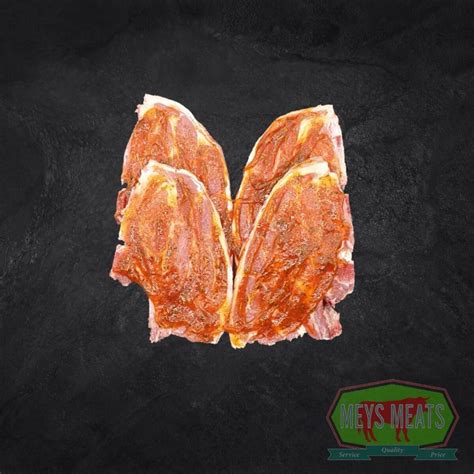 1kg Marinated Lamb Chops Meat Delivery Melbourne Online Butcher