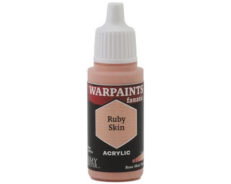 Army Painter Warpaints Fanatic Acrylic Hobby Paint Ruby Skin 18m