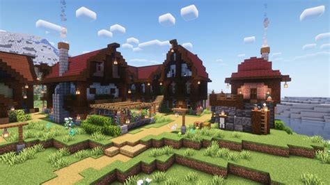 I Built A Custom Village Rminecraftsurvival