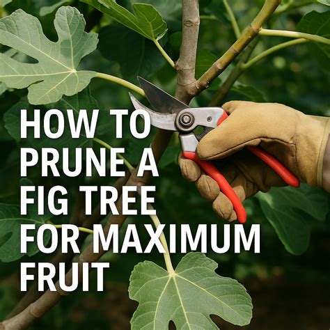 How To Prune A Fig Tree For Maximum Fruit Fig Freak