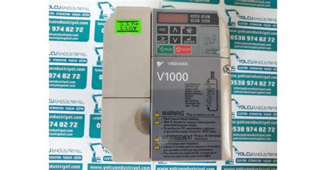 Cimr Vc2a0010baa Yaskawa V1000 Serisi 15kw 22kw 220v Üç Faz Vektör