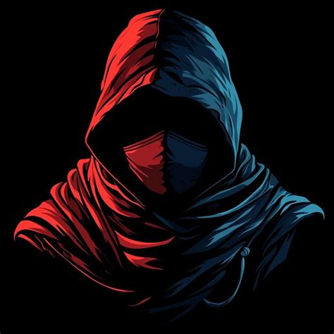 Simple Vector Logo Representing A Thief Realistic Colors Premium Ai