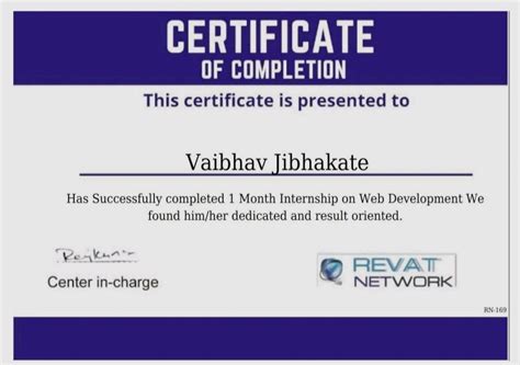 Vaibhav Jibhakate On Linkedin Hellow Everyone Im Glad To Inform