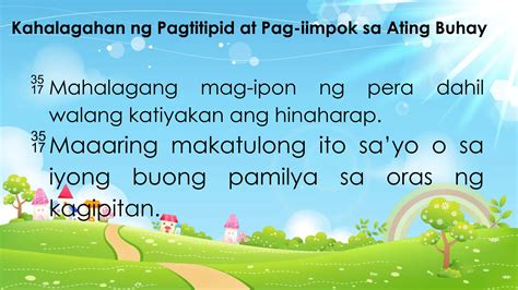 Pagtitipid At Pag Iimpok Edukasyon Sa Pagpapakatao 7 Pptx