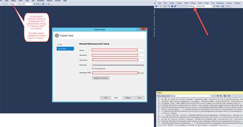 c webjob is not publishing with correct configuration stack overflow