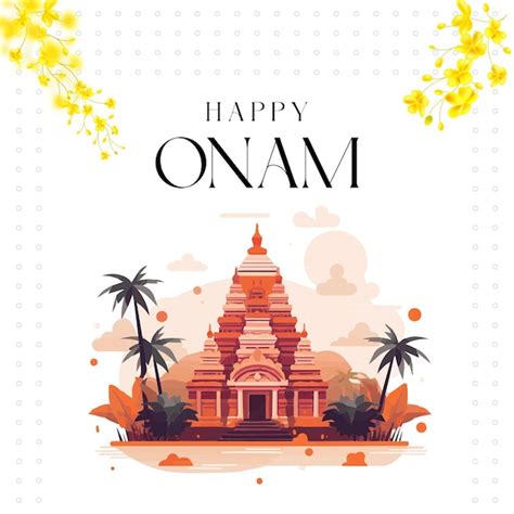 Premium Vector Onam Festival Vector Illustration