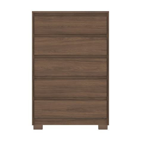 Cômoda Em Mdp 5 Gavetas Com Puxador Embutido Andría Madeiramadeira