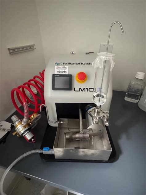 Microfluidics Lm10 High Pressure Microfluidizer