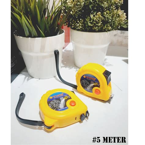 Jual Tora Rol Meteran 5 Meter Body Kuning Shopee Indonesia