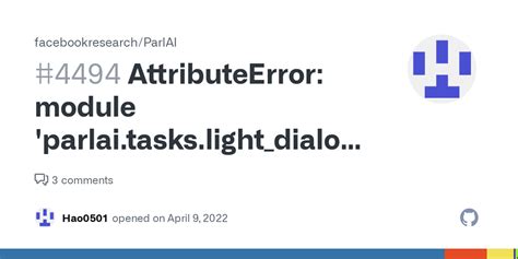 Attributeerror Module Parlaitaskslightdialogagents Has No Attribute Createagents