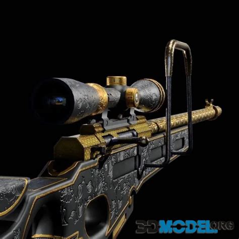 3d Model Sv98 Sniper Rifle Pbr