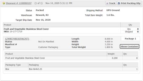 Packing Solutions Shipstream Knowledge Base