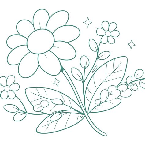 Premium Vector Vector Outline Flower Illustrations