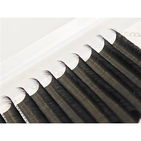 Faux Mink Cashmere Lash Extension Tray Ellipse Matte Flat Eyelash