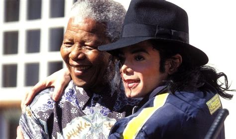 Michael Jackson E Nelson Mandela Companheiros De Batalha Mj Beats