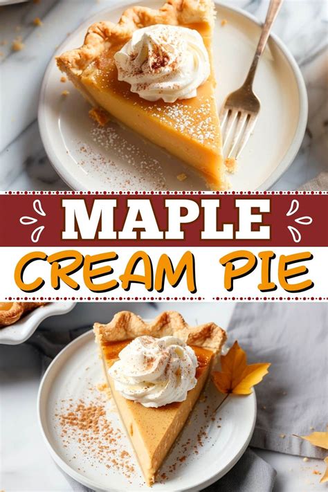Maple Cream Pie Recipe Insanely Good