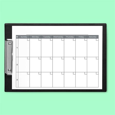 Free 3 Week Calendar Printable Pdf