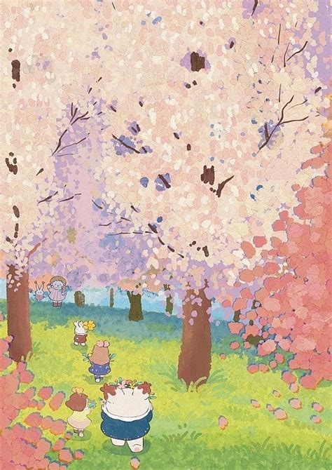 兔子镇的日常 樱花道 夏七酱77 花瓣网