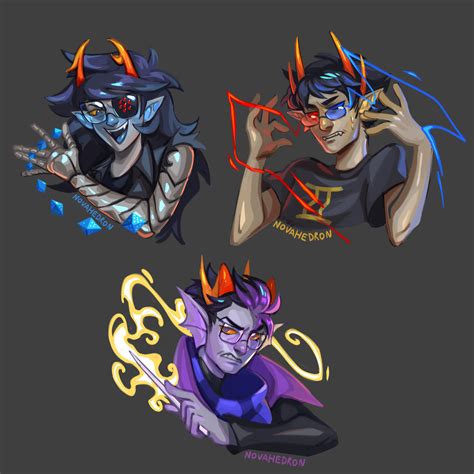 По отдельности Eridan Ampora Sollux Captor Vriska Serket