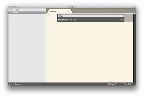 how can i filter a file for lines containing a string in sublime text 2
