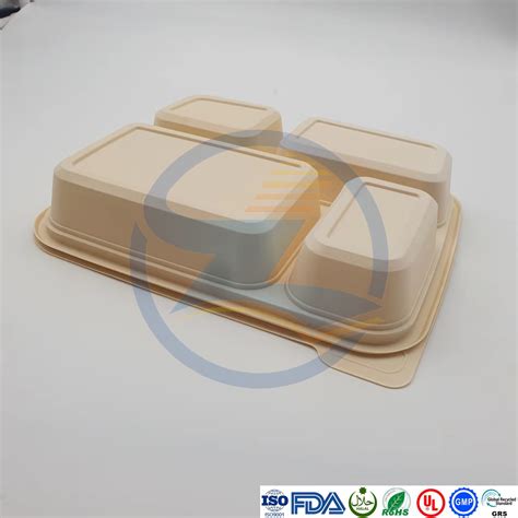 Custom Disposable Biodegradable Pla Food Container Pla Film And