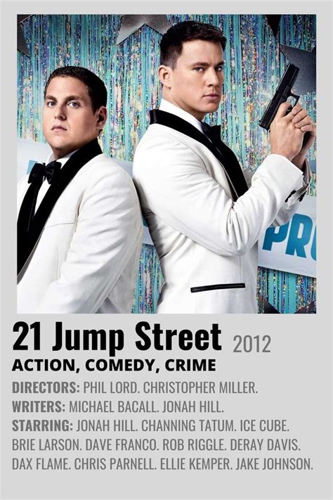 21 Jump Street Minimalist Movie Poster Music Poster Ideas Comedy