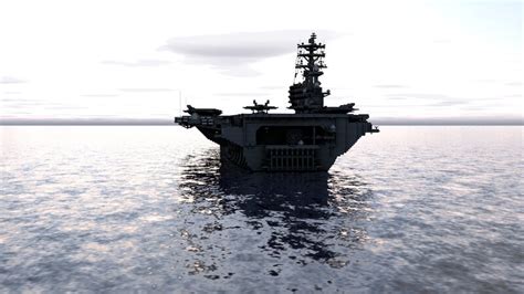 Nimitz Class Aircraft Carrier 21 Scale Minecraft Map