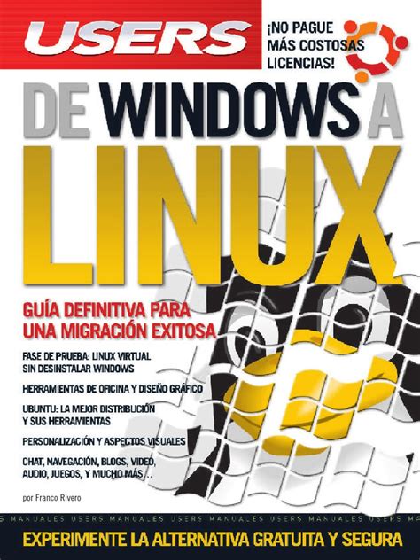 De Windows A Linux Pdf Distribución De Linux Software Libre