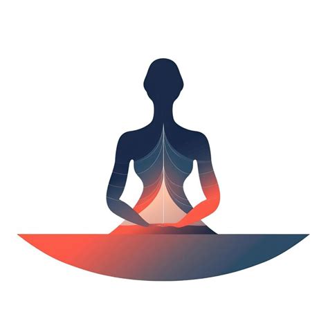 Premium Photo Geometric Vector Calm Woman On White Background