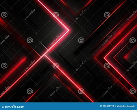 Red Lighting On Black Background Stock Illustration Illustration Of