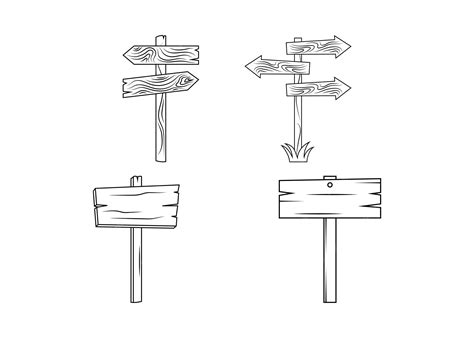 Premium Vector Signpost Icon Design Template Ilustration Vector