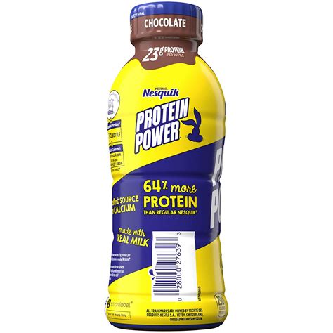 Nestle Nesquik Protein Plus Chocolate Milk 14 Fl Oz Pack Of 12