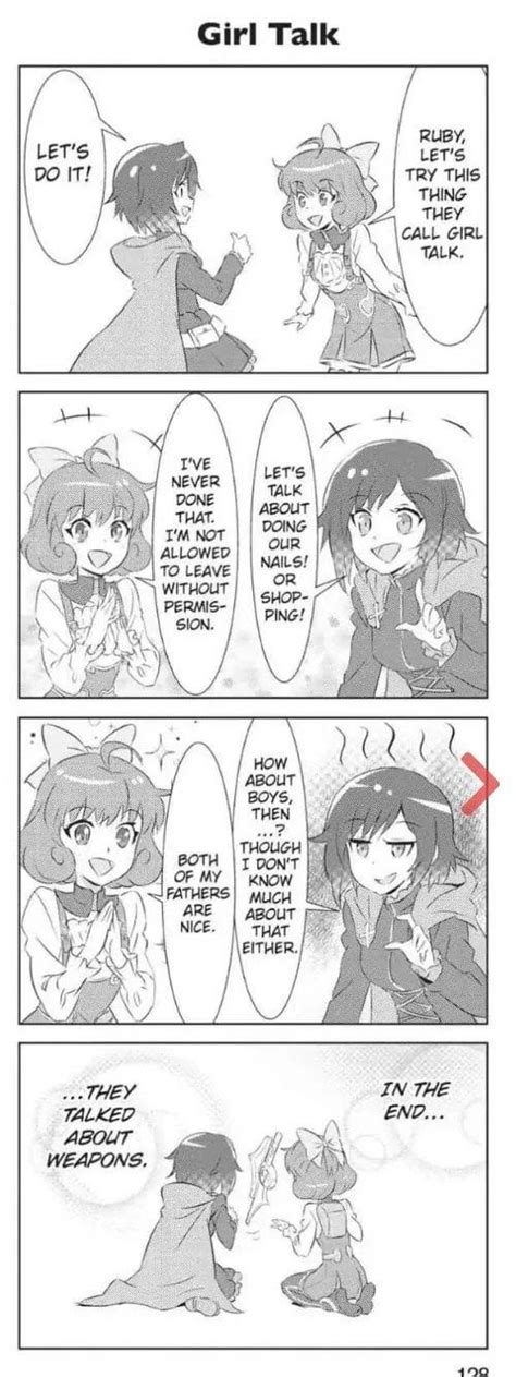 [rwby] Girl Talk Are Ruby Rose And Penny Polendina From Rwby Autism