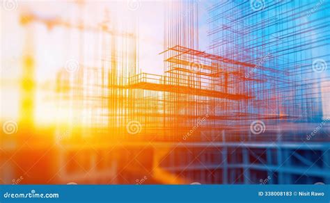 Managing Resources In Precision Infrastructure Development Stock Image