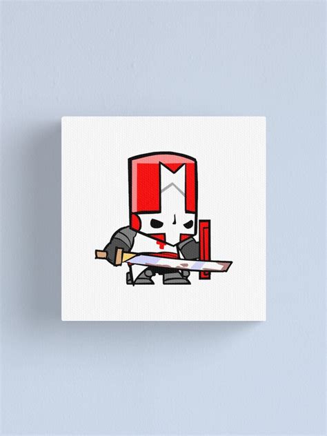 Castle Crashers Red Knight Canvas Print For Sale By Rccola55 Redbubble