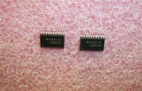 Qty 25 Sn74ls244dw Ti Soic 20 3 State Octal Buffer Ls244 Nos 1 Tube