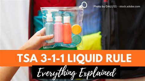 Tsas 3 1 1 Liquids Rule Carry Your Liquids With Confidence Cabinzero