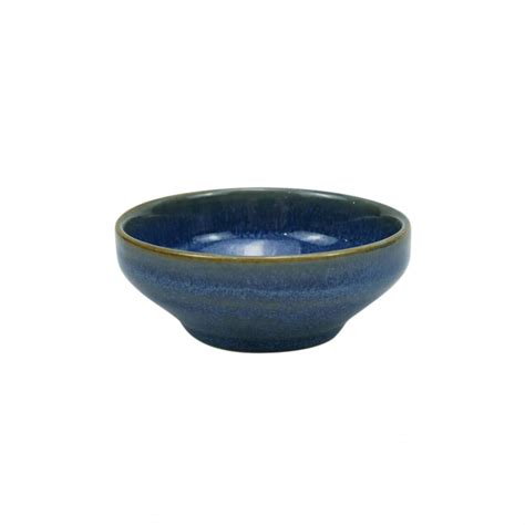 Reactive Glazed Stoneware Dinner Set In Starry Blue High Quality Reactive Glazed Stoneware