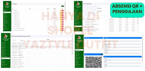 Aplikasi Absensi GPS, QR Code Dan Selfie Wajah Murah Online Offline Karyawan Siswa Guru Sekolah ...