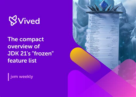 The Compact Overview Of Jdk 21s Frozen Feature List Jvm Weekly Vol 138