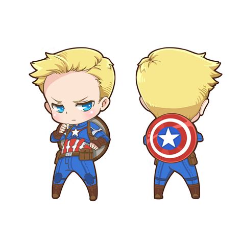 美国队长3 Q版人设图 萌娘资源站