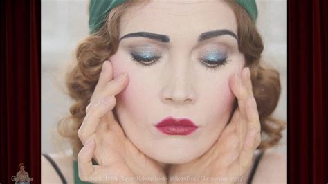 Authentic 1920s Flapper Makeup Look Tutorial Glamour Daze