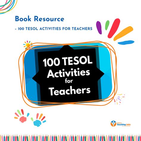 Book Resource 100 Tesol Activities For Teachers Vietnam Teaching Jobs