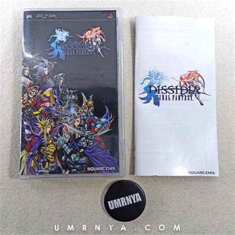 Jual Box And Manual Booklet Only Kaset Psp Umd Dissidia Final Fantasy Ff
