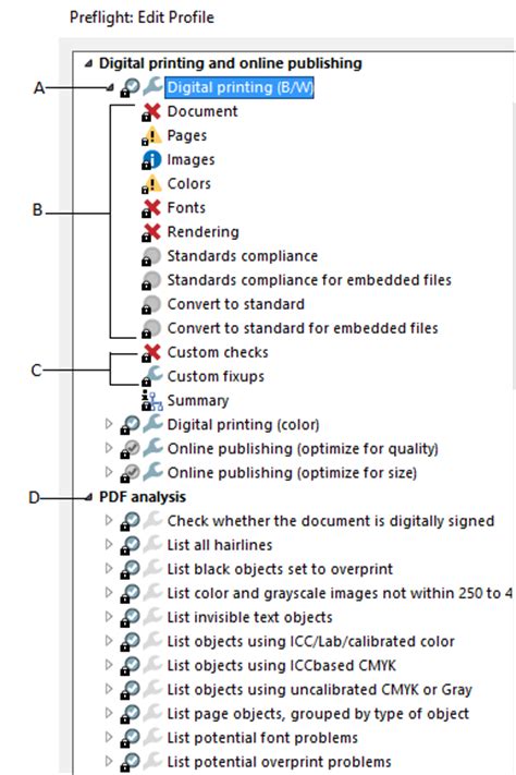 preflight profiles acrobat pro