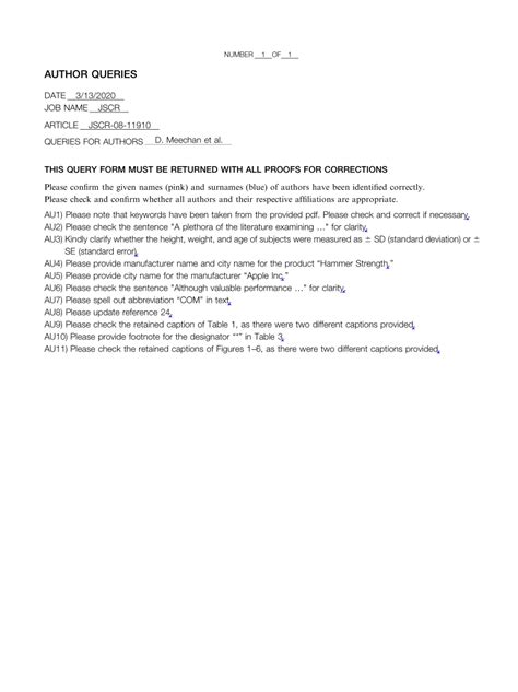 Pdf A Comparison Of Kinetic And Kinematic Variables During The Pull