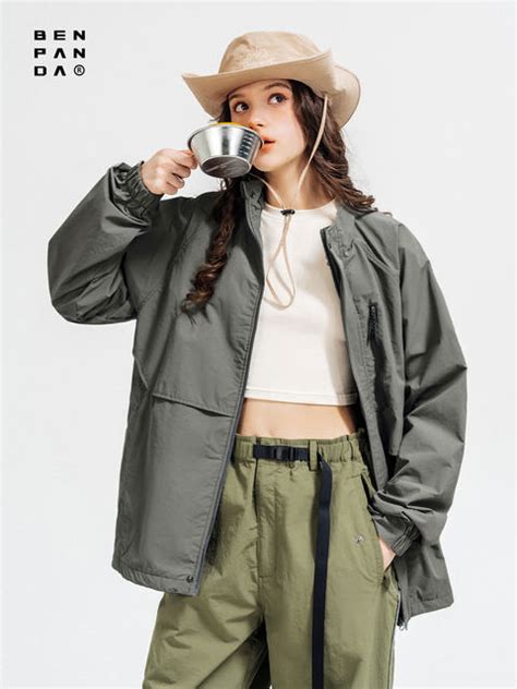 Benpanda Spring And Autumn Jacket Outdoor Standing Collar Workwear