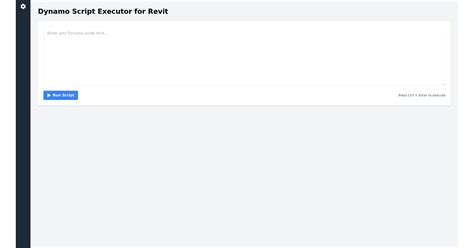 Dynamo Script Executor Free React Tailwind Component