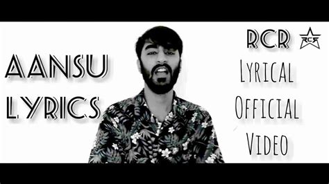 Rcr Aansu Lyrics Ft Shreya Jain New Rap Song Official Lyrical