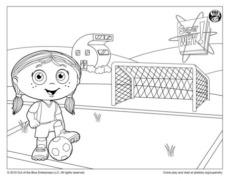 Pbs Super Why Coloring Pages 2025